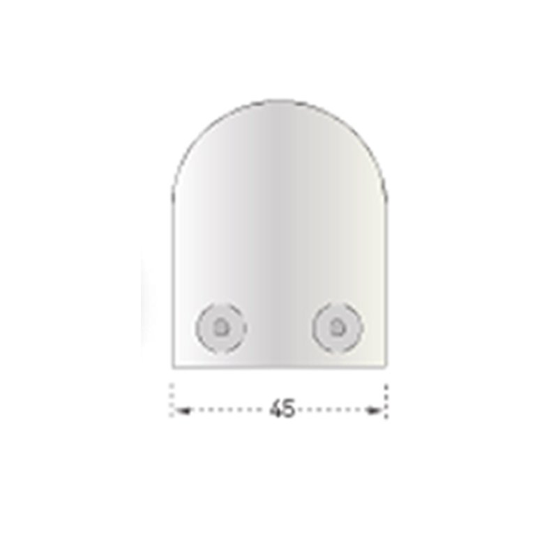 Buy Stainless Steel Round Glass D Clamp Online | Avant-Garde Glass